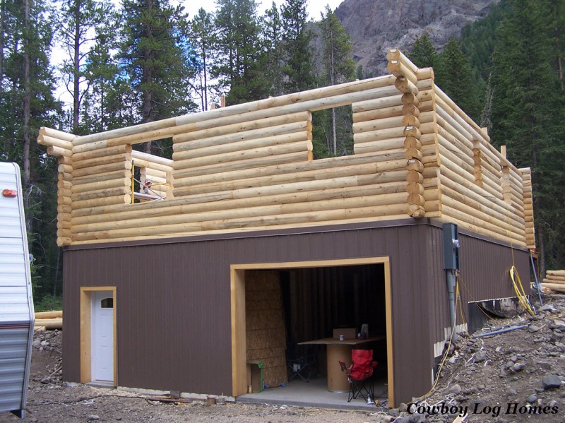 Log Home Stack | Cowboy Log Homes