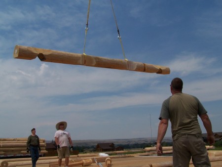 Day One Log Shell Assembly | Cowboy Log Homes
