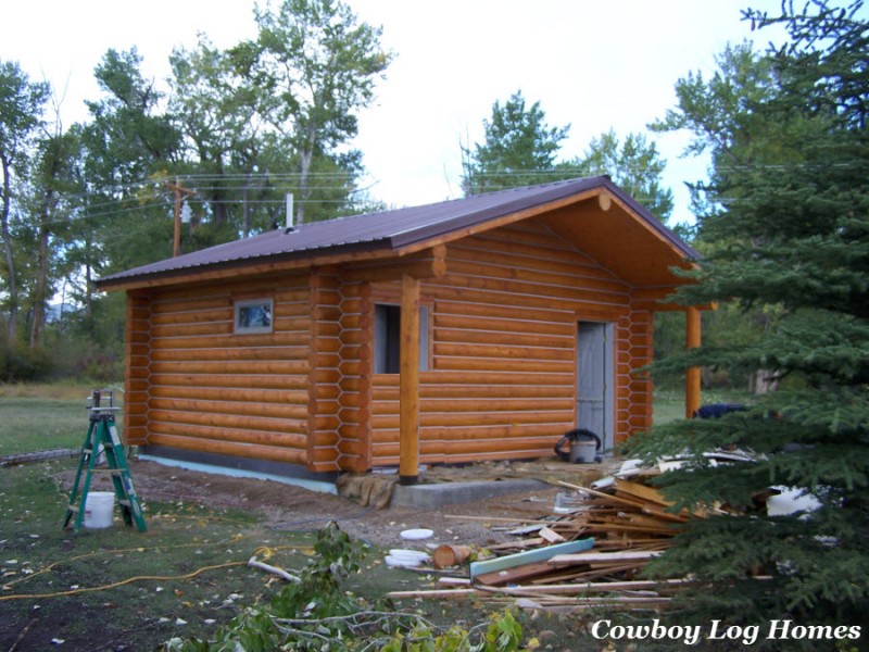 Little Snowy Plan 480 Sq. Ft. | Cowboy Log Homes