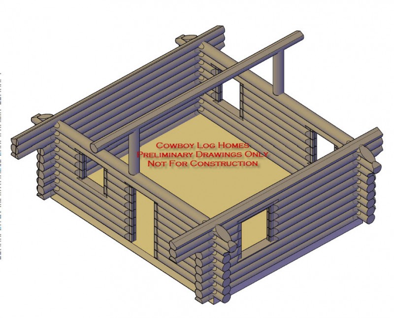 Handcrafted Log Home Designs ~ Log Shells | Cowboy Log Homes