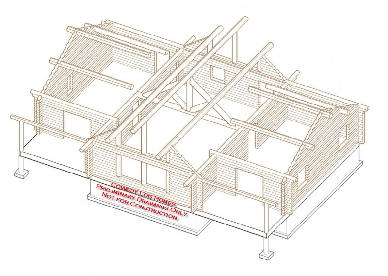Log Cabin Kits For Sale- Log Shells | Cowboy Log Homes