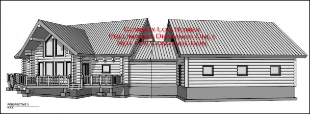 Yellowstone Floor Plan 2,199 Sq. Ft. | Cowboy Log Homes