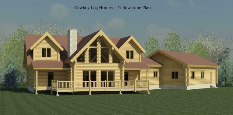 Yellowstone Floor Plan 2,350 Sq. Ft. | Cowboy Log Homes