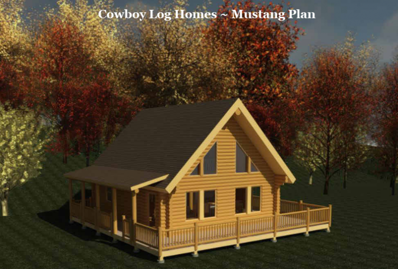 Mustang Plan 996 Square Feet | Cowboy Log Homes