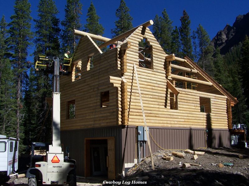 Sierra Log Home Variation Silver Gate | Cowboy Log Homes