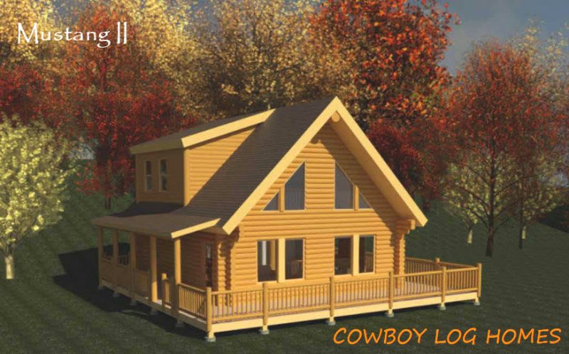 Mustang II Plan 1,002 Sq. Ft. | Cowboy Log Homes