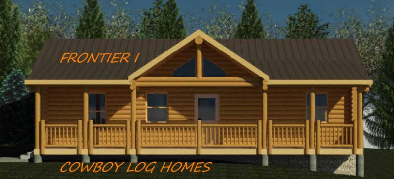 Frontier Plan 1,230 Sq. Ft. | Cowboy Log Homes